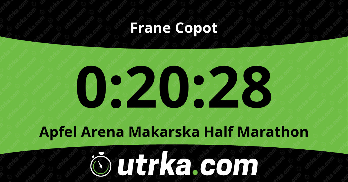 Frane Copot - Apfel Arena Makarska Half Marathon - utrka.com